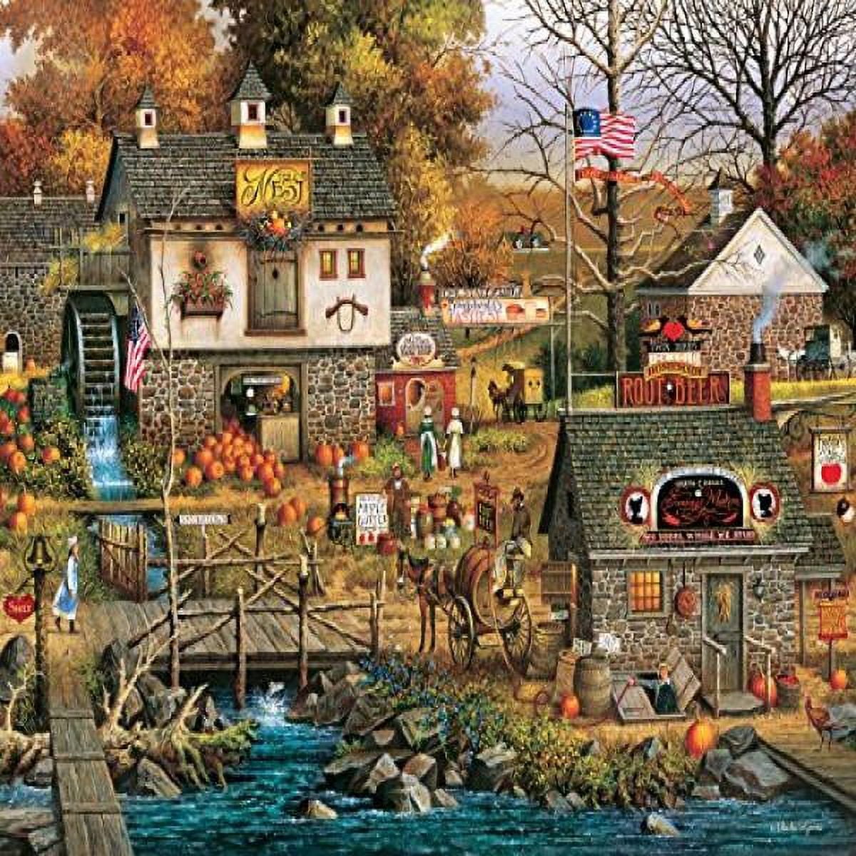 Buffalo Games - Charles Wysocki's Olde Buck's County - 1000 Piece ...