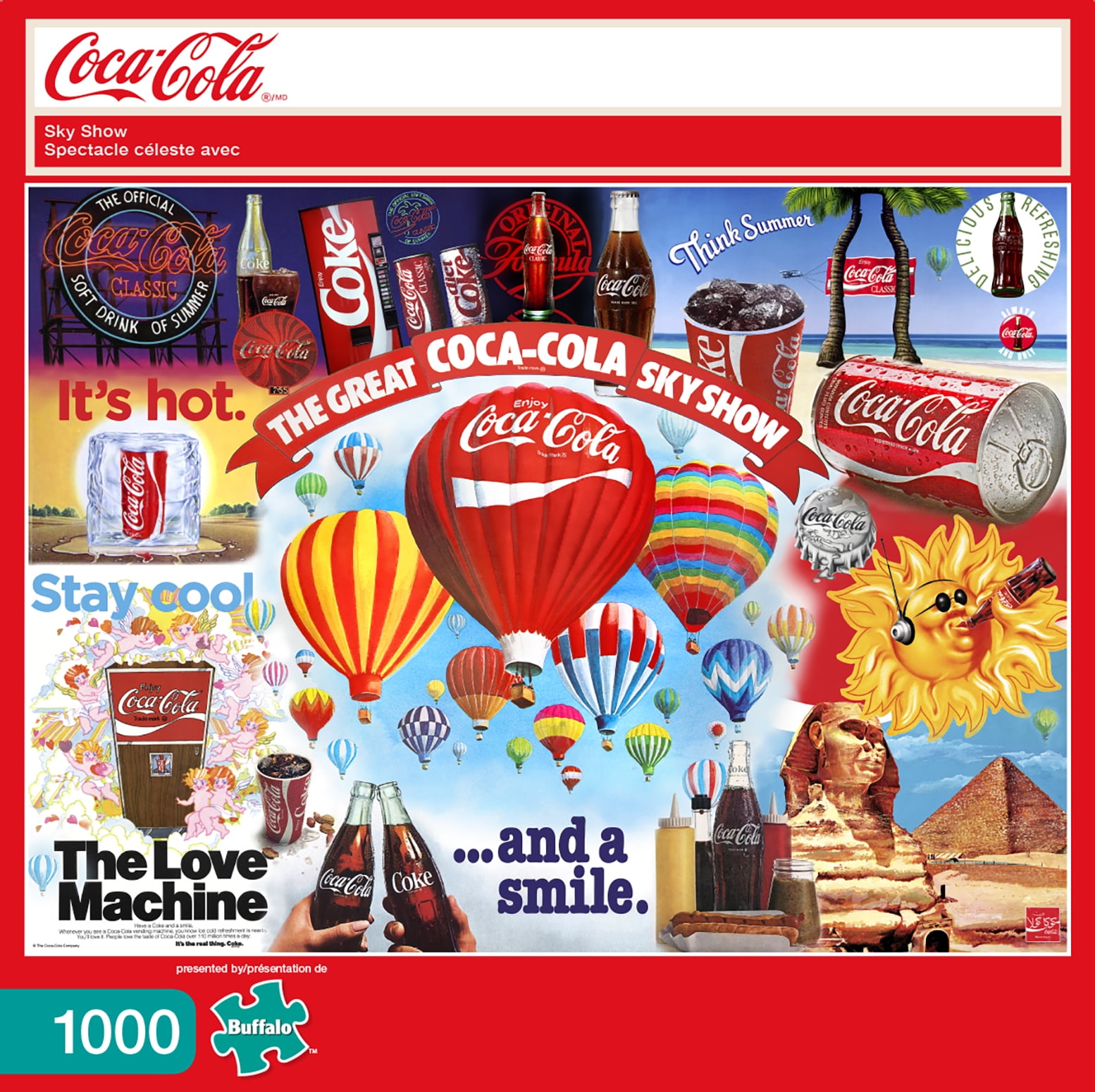 Buffalo Games - Coca-Cola - Sky Show - 1000 Piece Jigsaw Puzzle ...