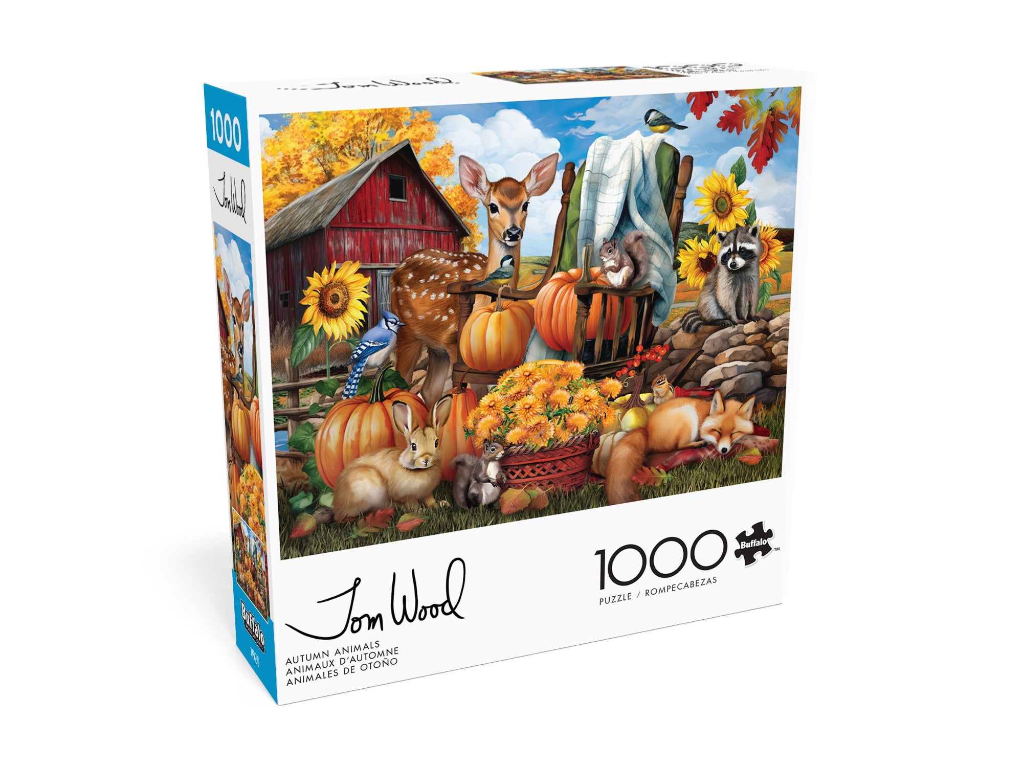 Buffalo Games Country Life Autumn Animals 1000-Piece 26.75 x 19.75-inch ...