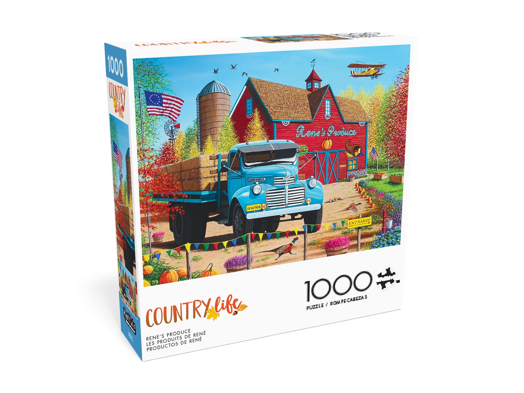 Buffalo Games Country Life Rene's Produce 1000-Piece 26.75 x 19.75-inch ...