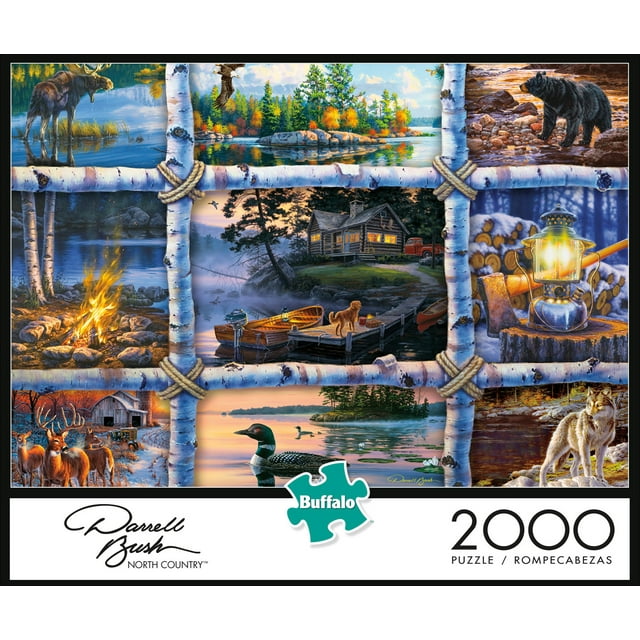 Buffalo Games Darrell Bush - North Country 2000 Pieces Jigsaw Puzzle ...