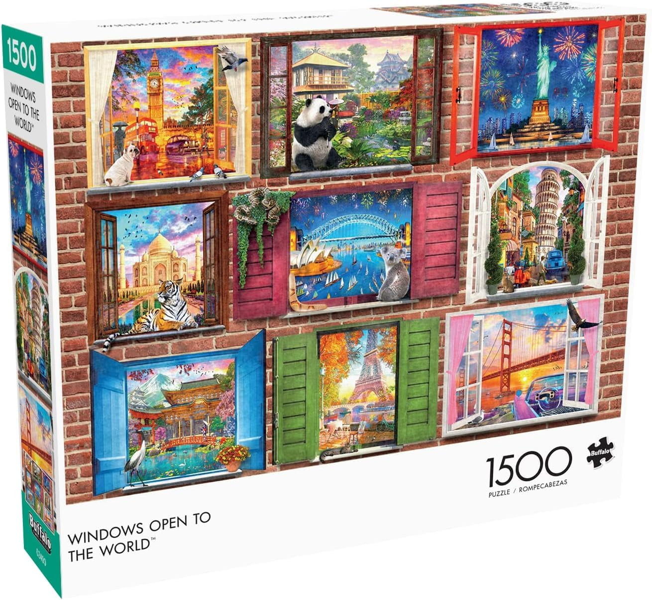 Buffalo Games - Dominic IFF17 Davison - Windows Open to The World - 1500 Piece Jigsaw Puzzle for ...