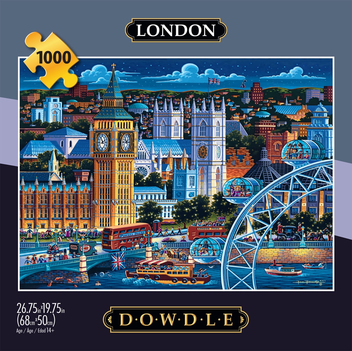 Buffalo Games Dowdle Puzzle Assortment 1000-Piece 26.75 x 19.75-Inch ...