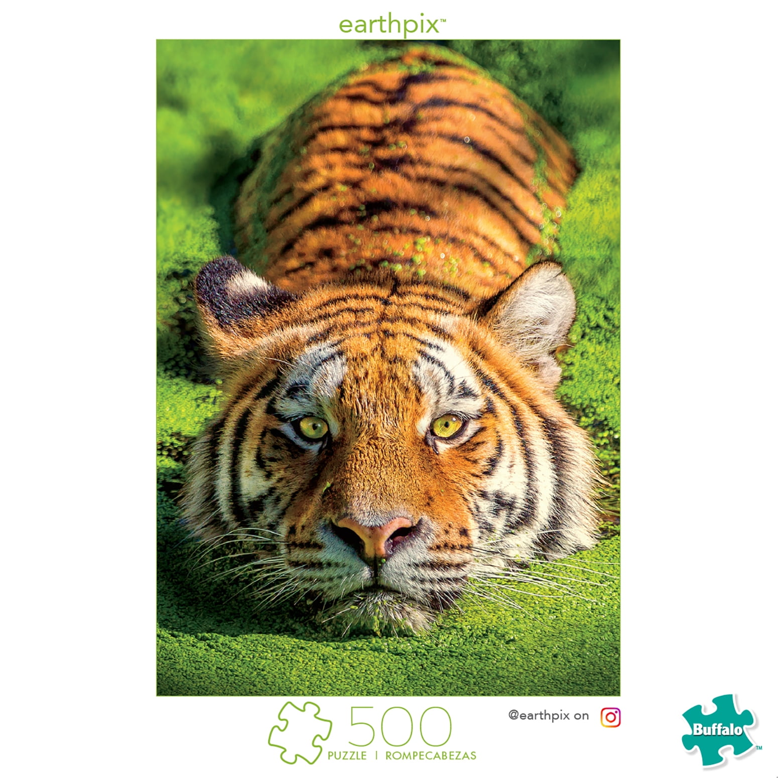 Buffalo Games - Earthpix Collection - Tiger Eyes - 500 Piece Jigsaw ...