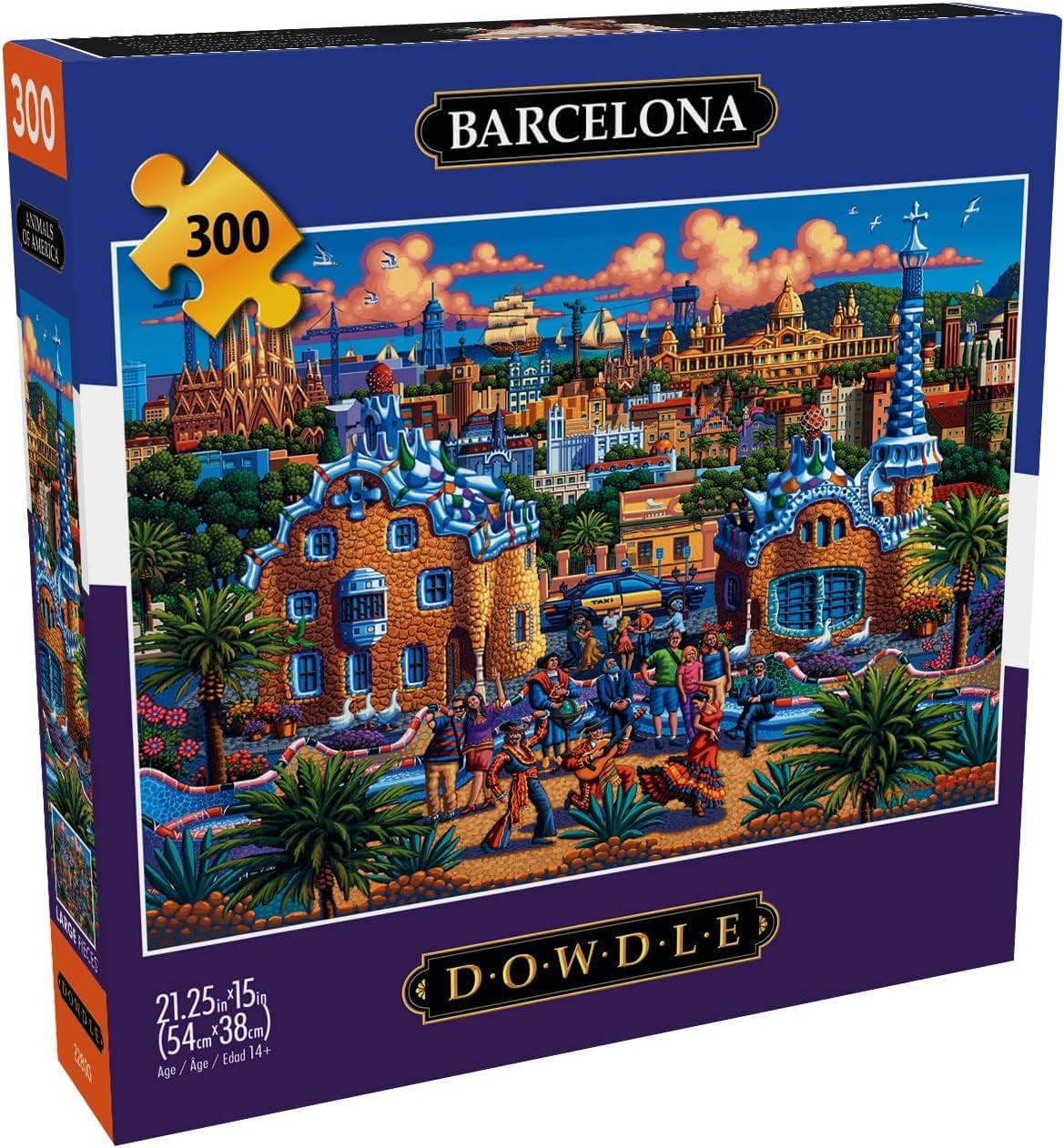 Buffalo Games - Eric IFF17 Dowdle - Barcelona - 300 Piece Jigsaw Puzzle ...
