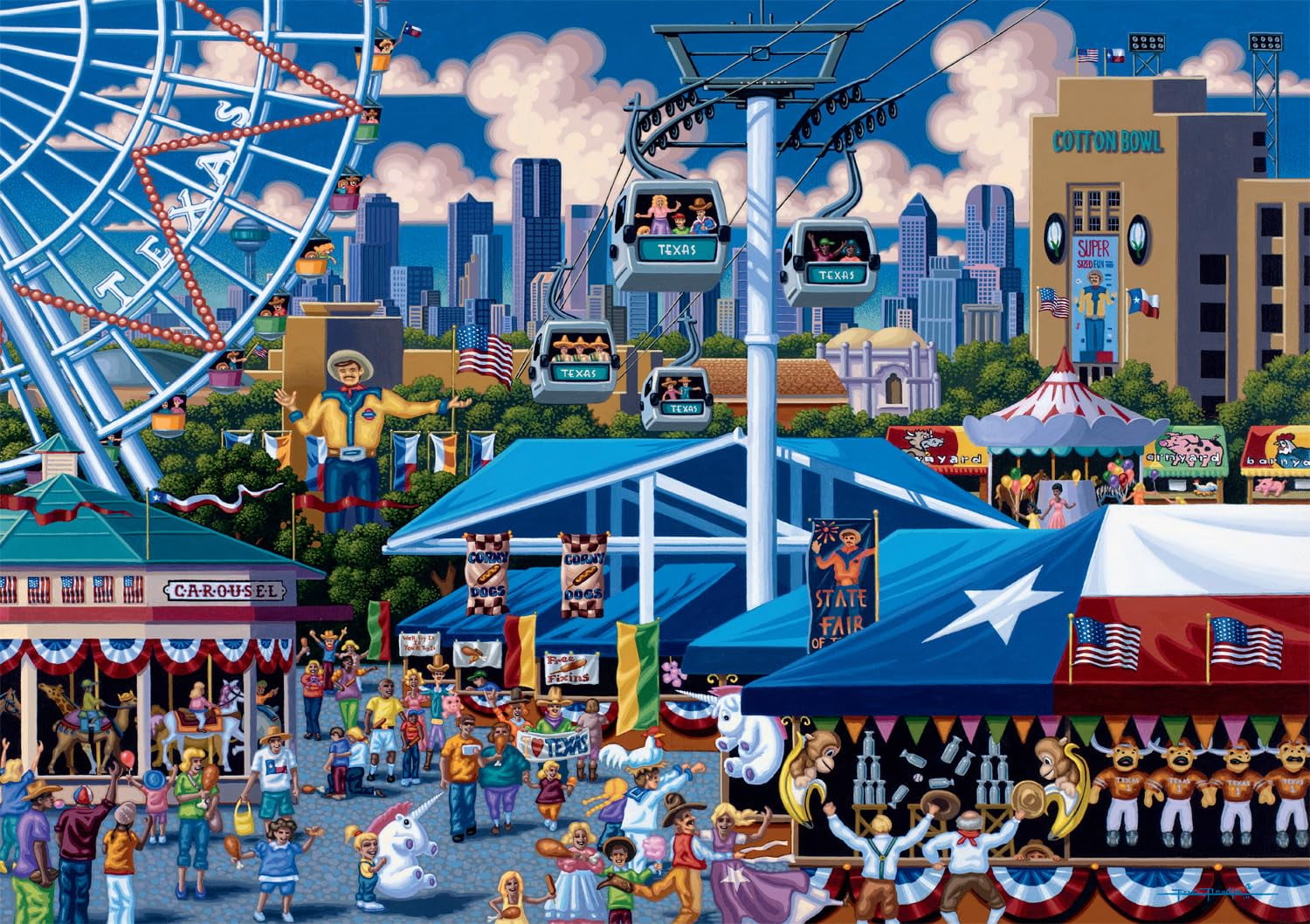 Buffalo Games - Eric SSF20 Dowdle - State Fair - Jigsaw Puzzle for ...