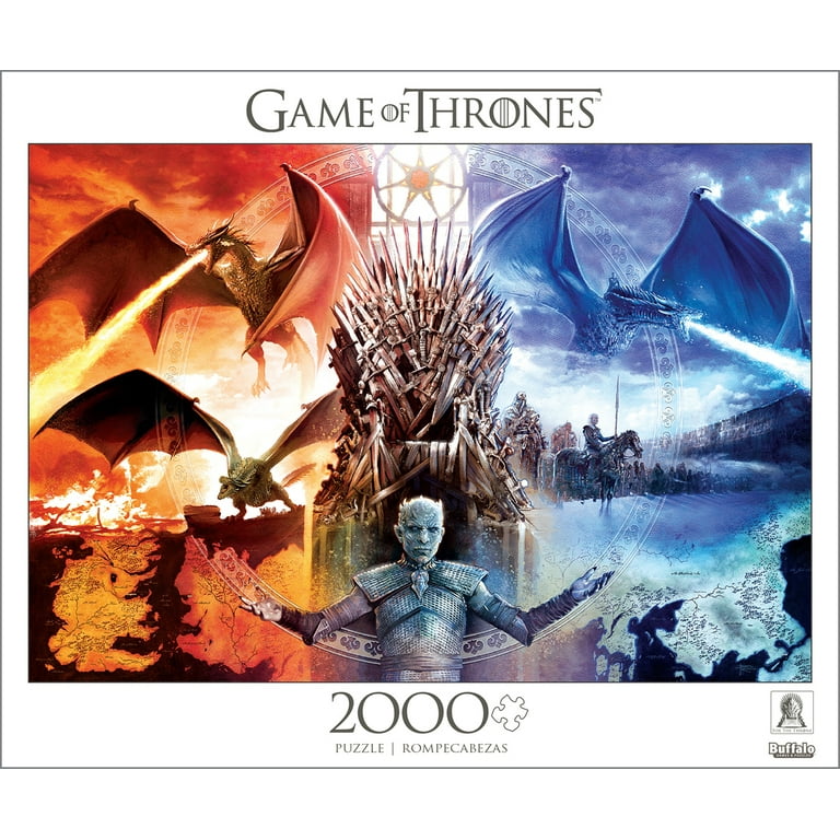 Buffalo Games Game of Thrones Fire and Ice 2000 Piece Jigsaw Puzzle