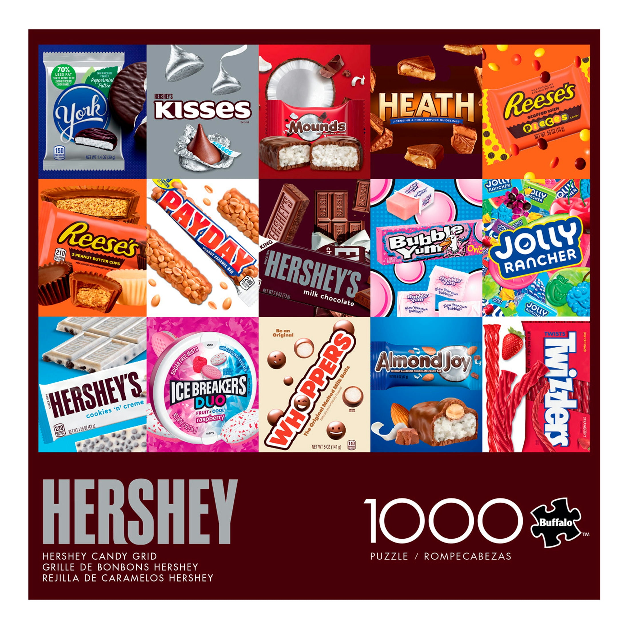 Buffalo Games Hershey Candy Grid 1000-Piece Jigsaw Puzzle - Walmart.com