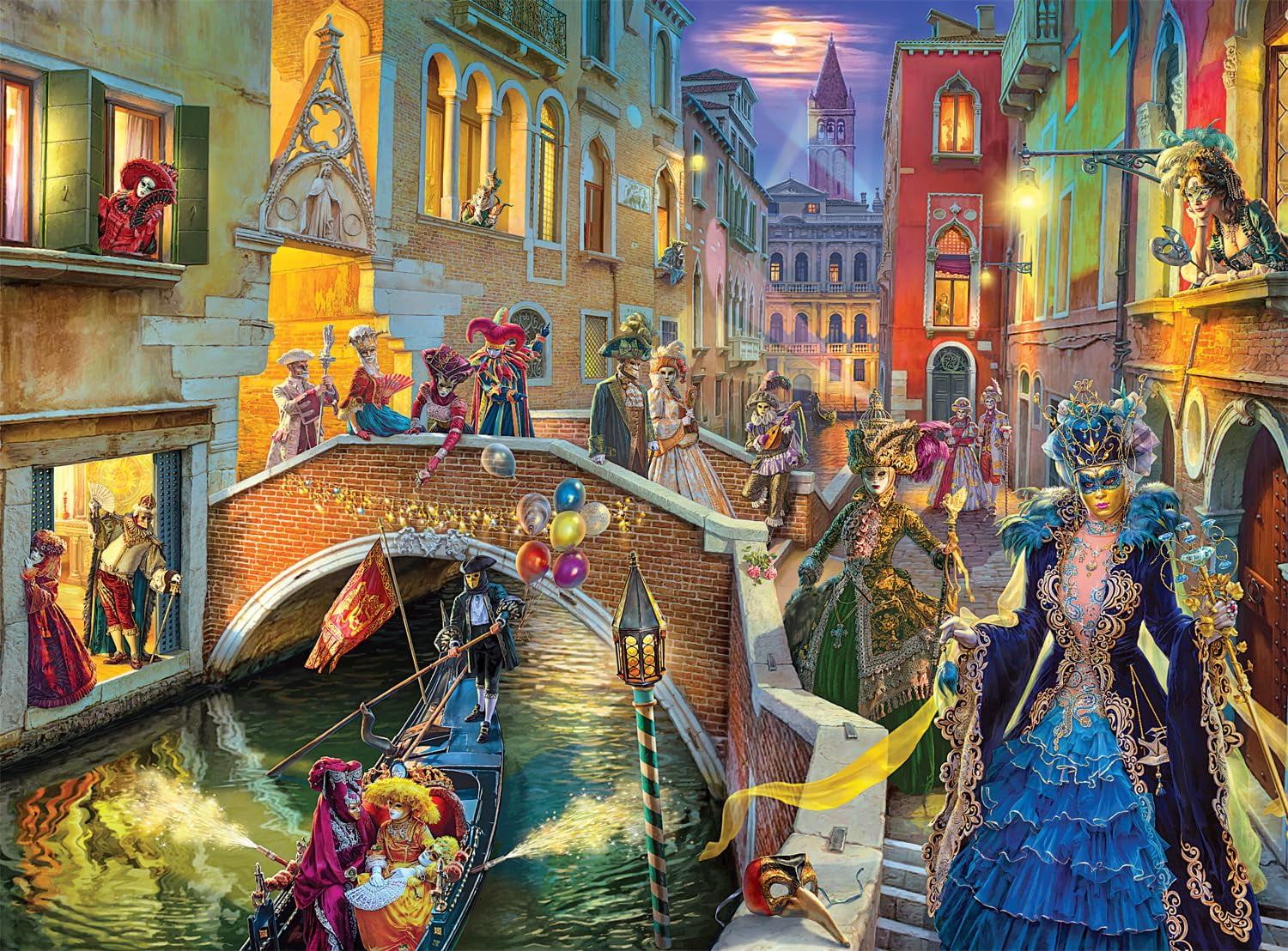 Buffalo Games - Image STF9 World - Venice Carnival - 1000 Piece Jigsaw ...