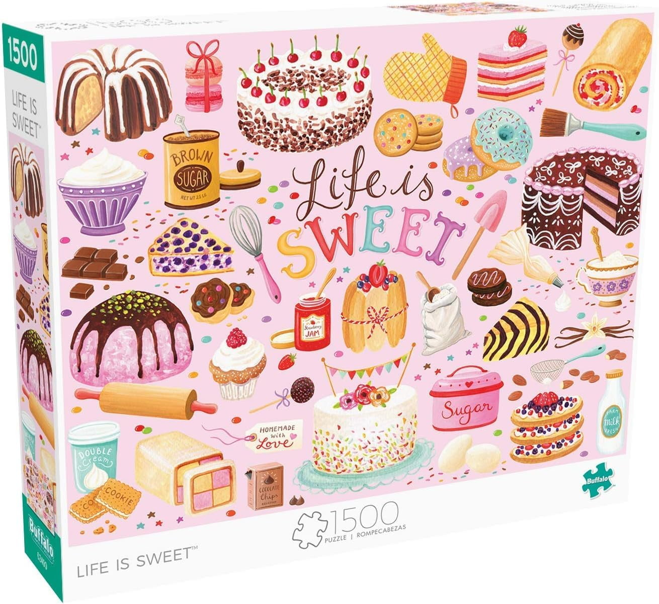 Buffalo Games - Janna IFF17 Krupinski - Life is Sweet - 1500 Piece ...