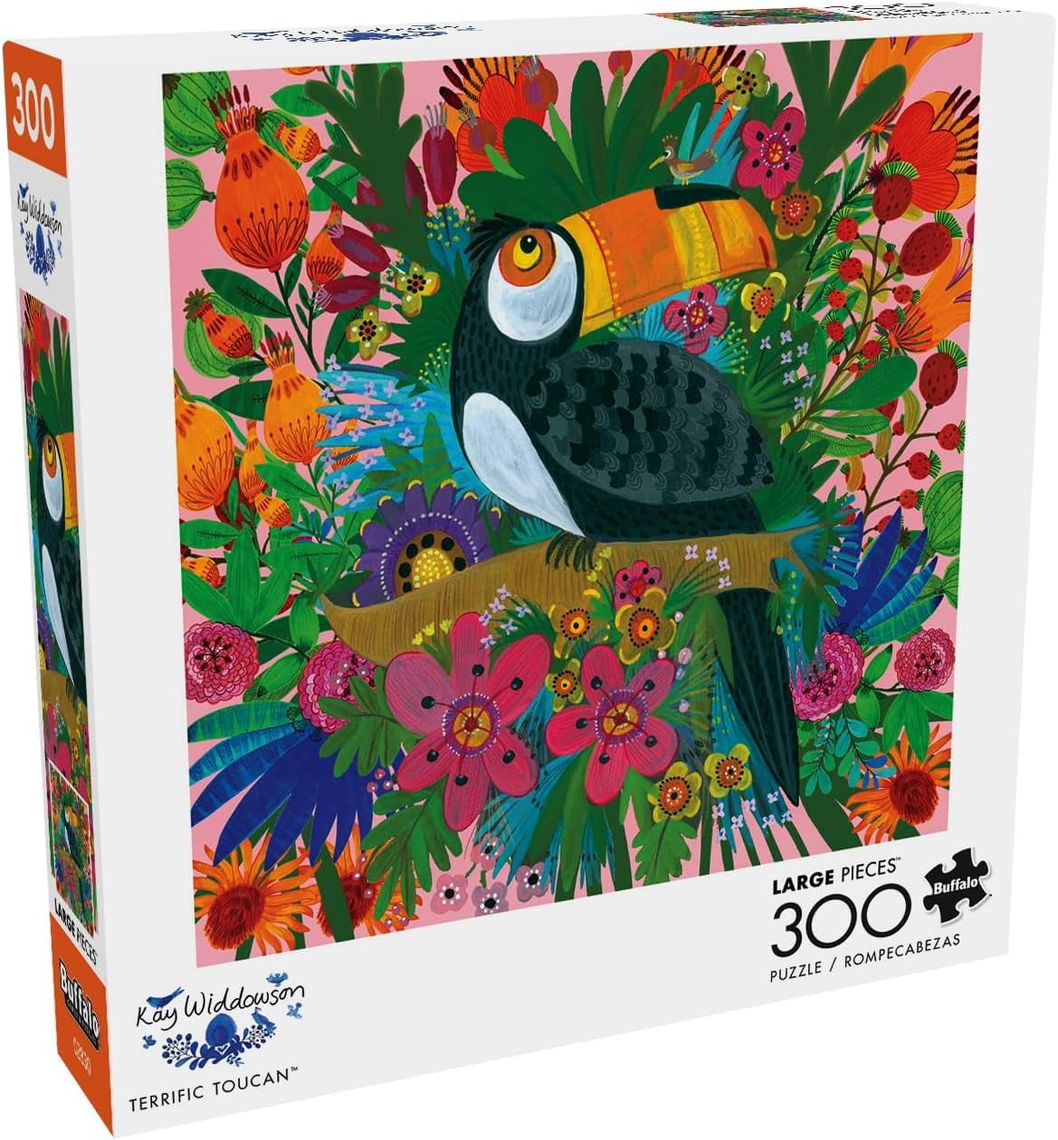Buffalo Games - Kay TSF6 Widdowson - Terrific Toucan - 300 Piece Jigsaw Puzzle for Adults ...