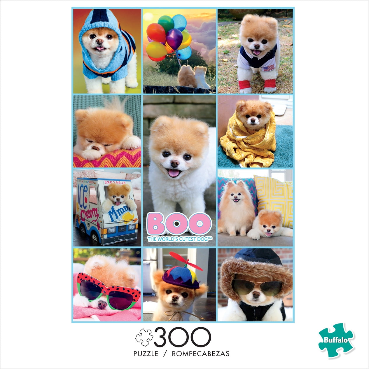 Buffalo Games - Large Piece Series - Boo Collage - 300 Piece Jigsaw ...
