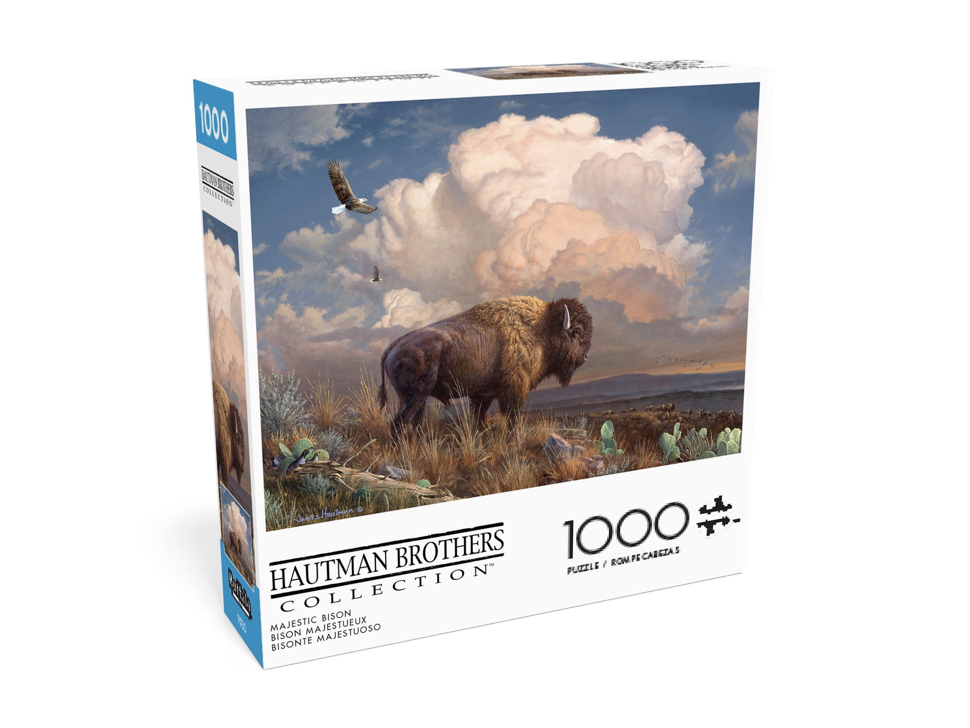 Buffalo Games Majestic Bison 1000-Piece 26.75 x 19.75-inch Interlocking ...