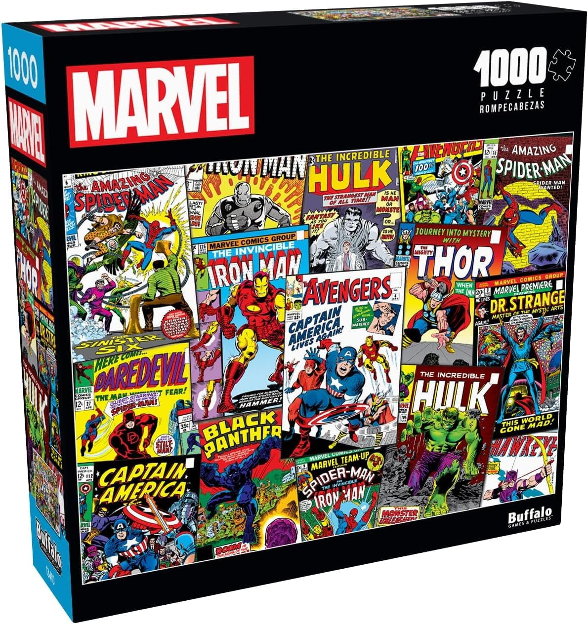 Buffalo Games - Marvel TSF6 - Comic Book Collage - 1000 Piece Jigsaw Puzzle for Adults ...