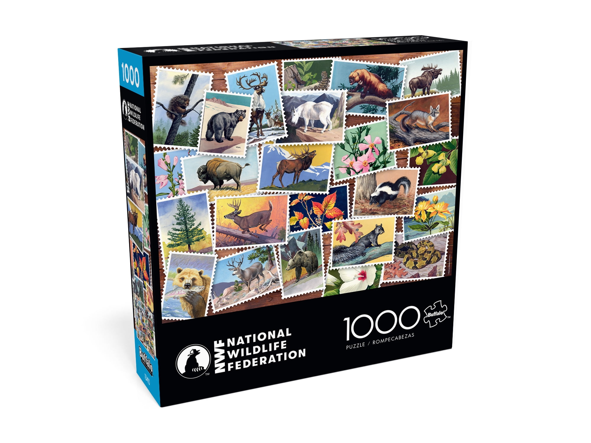 Buffalo Games National Wildlife Federation Stamp Collage 1000-Piece 26. ...