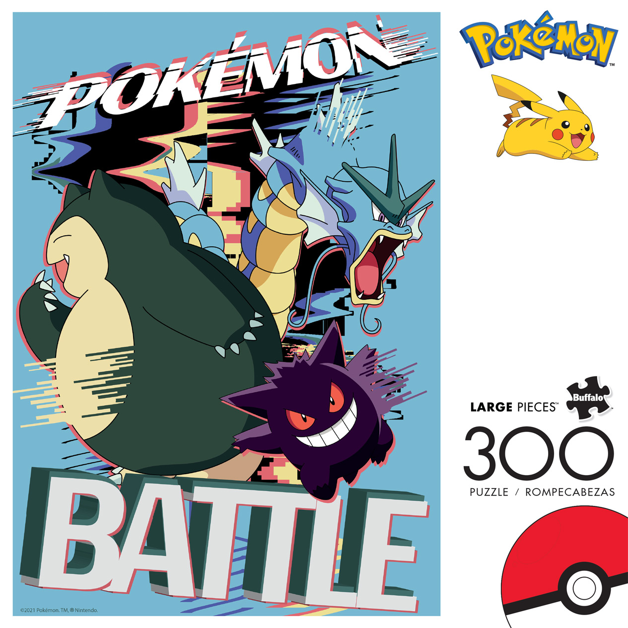 Buffalo Games - Pokemon Showdown: Charizard V. Gyarados - 1000 Piece ...
