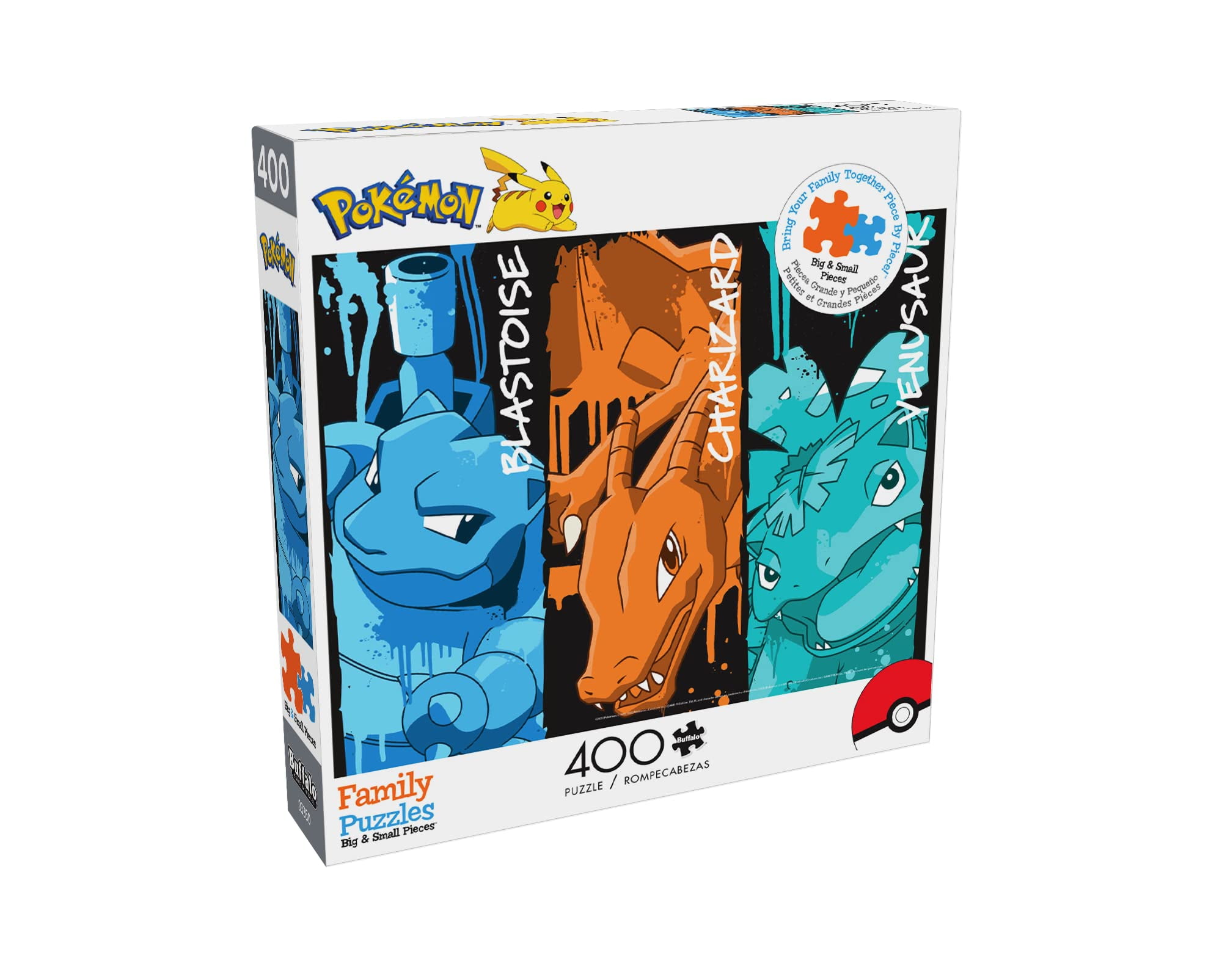 Buffalo Games - Pokemon EC36 - Pokemon: Blastoise, Charizard, and ...