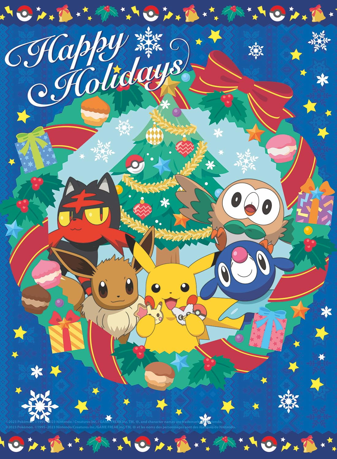 Buffalo Games - Pokemon STF9 - Pokemon - Alola Holiday Wreath - 100 ...