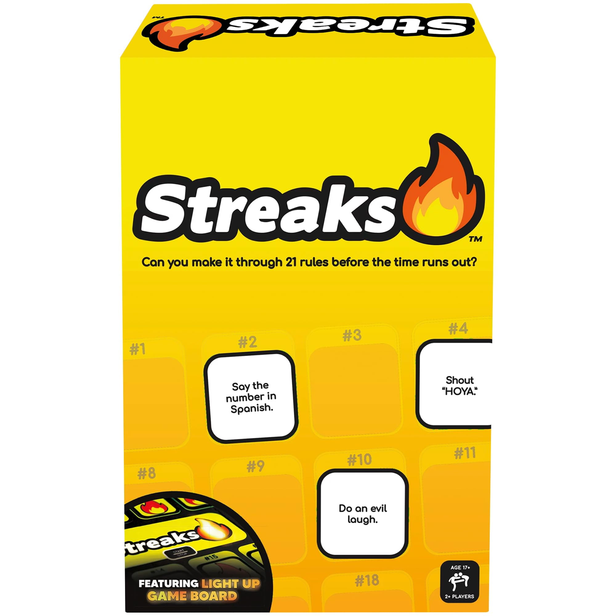 Buffalo Games - Streaks - Adult Party Game - New Game Night Classic - Electronic Light Up Board ...