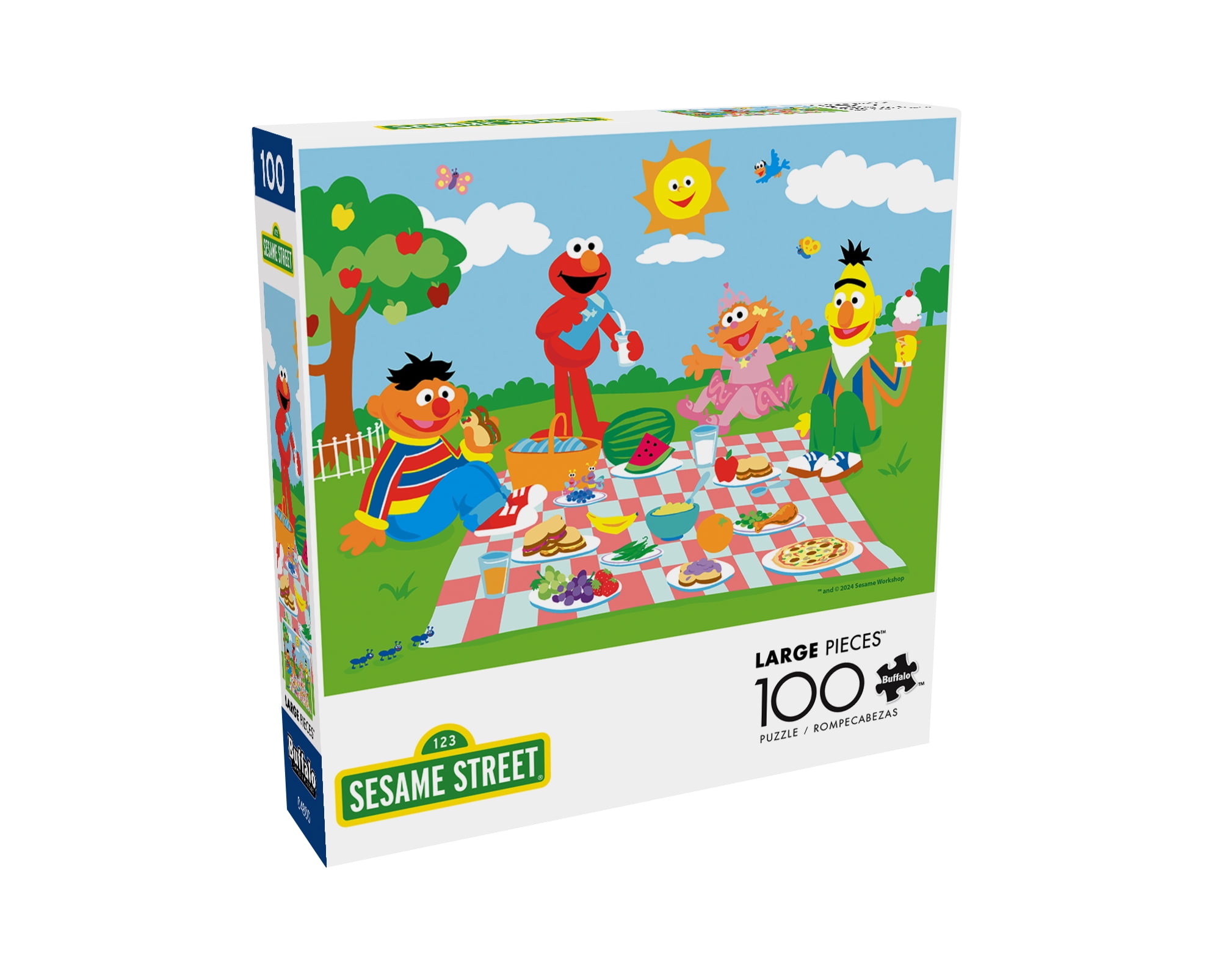 Buffalo Games Sunny Day Sesame 100-Piece 15 x 11-Inch Interlocking ...