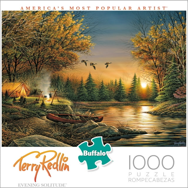 Buffalo Games - Terry Redlin - Evening Solitude - 1000 Piece Jigsaw ...