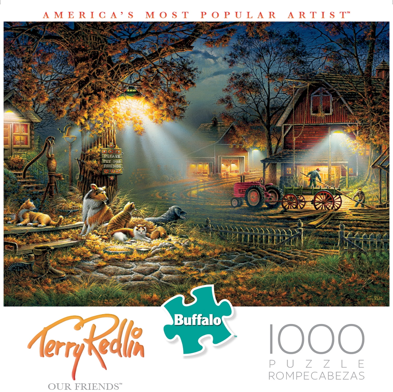 Buffalo Games - Terry Redlin - Our Friends - 1000 Piece Jigsaw Puzzle ...