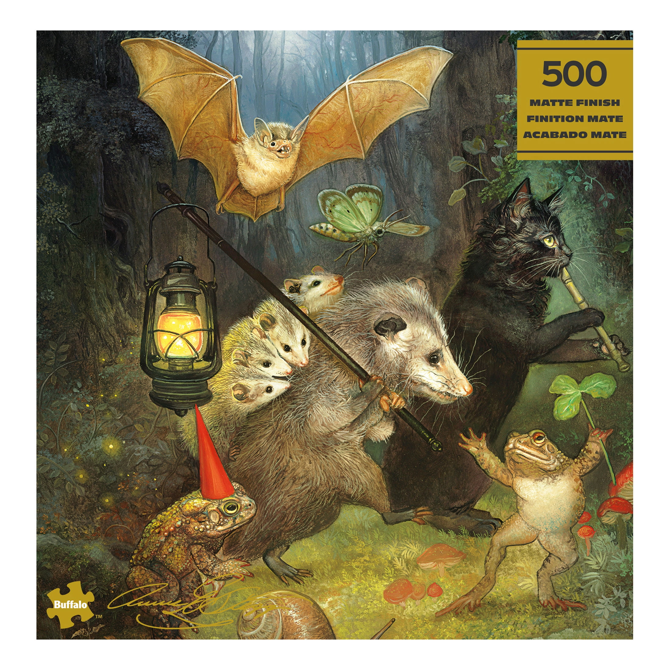 Buffalo Games The Moonlit March 500-Piece Interlocking Jigsaw Puzzles ...