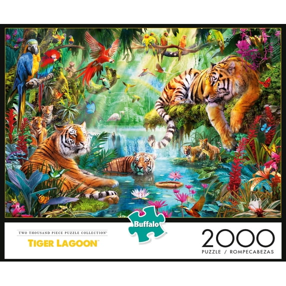 Buffalo Games - Two Thousand Piece Collection - Tiger Lagoon - 2000 ...
