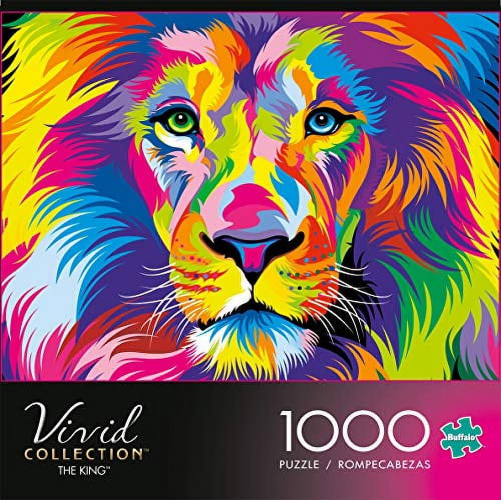 Buffalo Games - Vivid Collection - The King - 1000 Piece Jigsaw Puzzle ...
