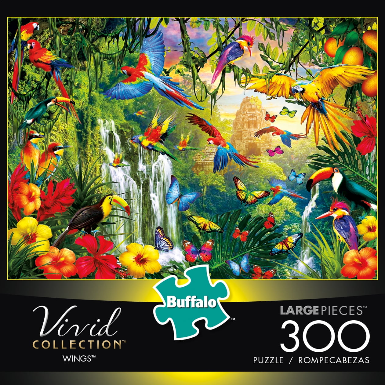 Buffalo Games - Vivid Collection - Wings - 300 Large Piece Jigsaw ...