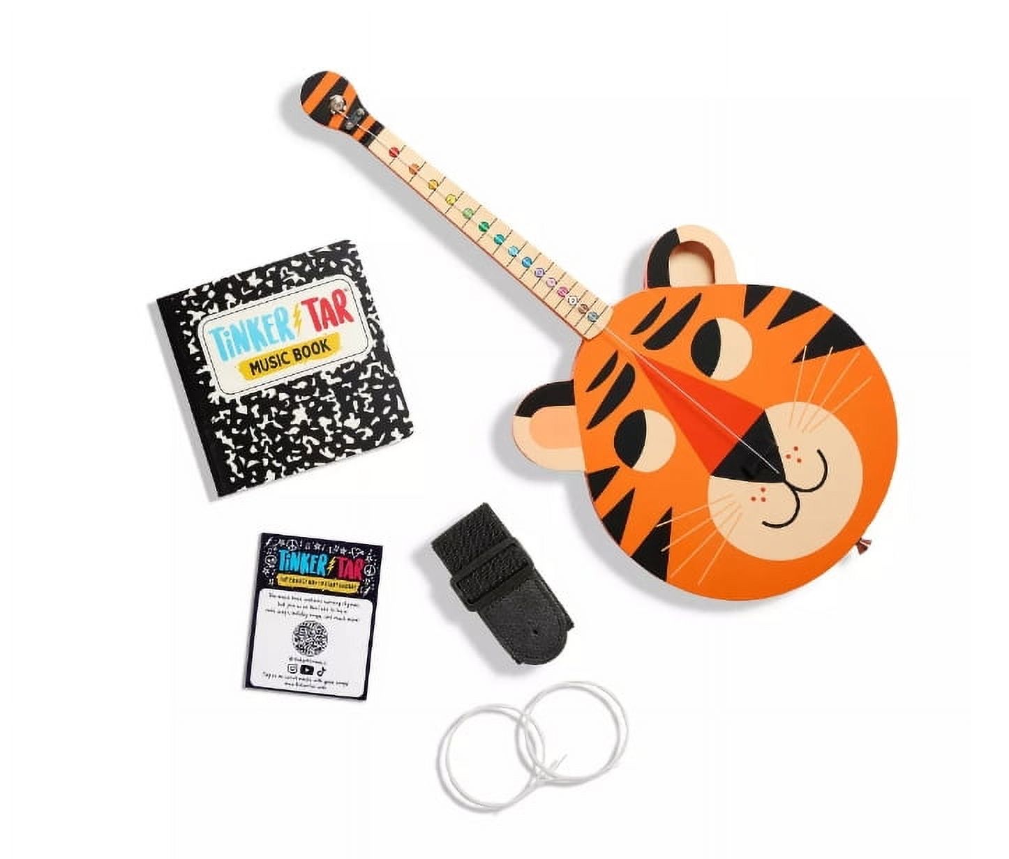 Buffalo Games Wooden TinkerTar Tiger Single String Guitar - Walmart.com
