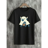 Buffalo Ghost Funny Team Spirit Meme Playful Cartoon Art Unisex T-Shirt ...