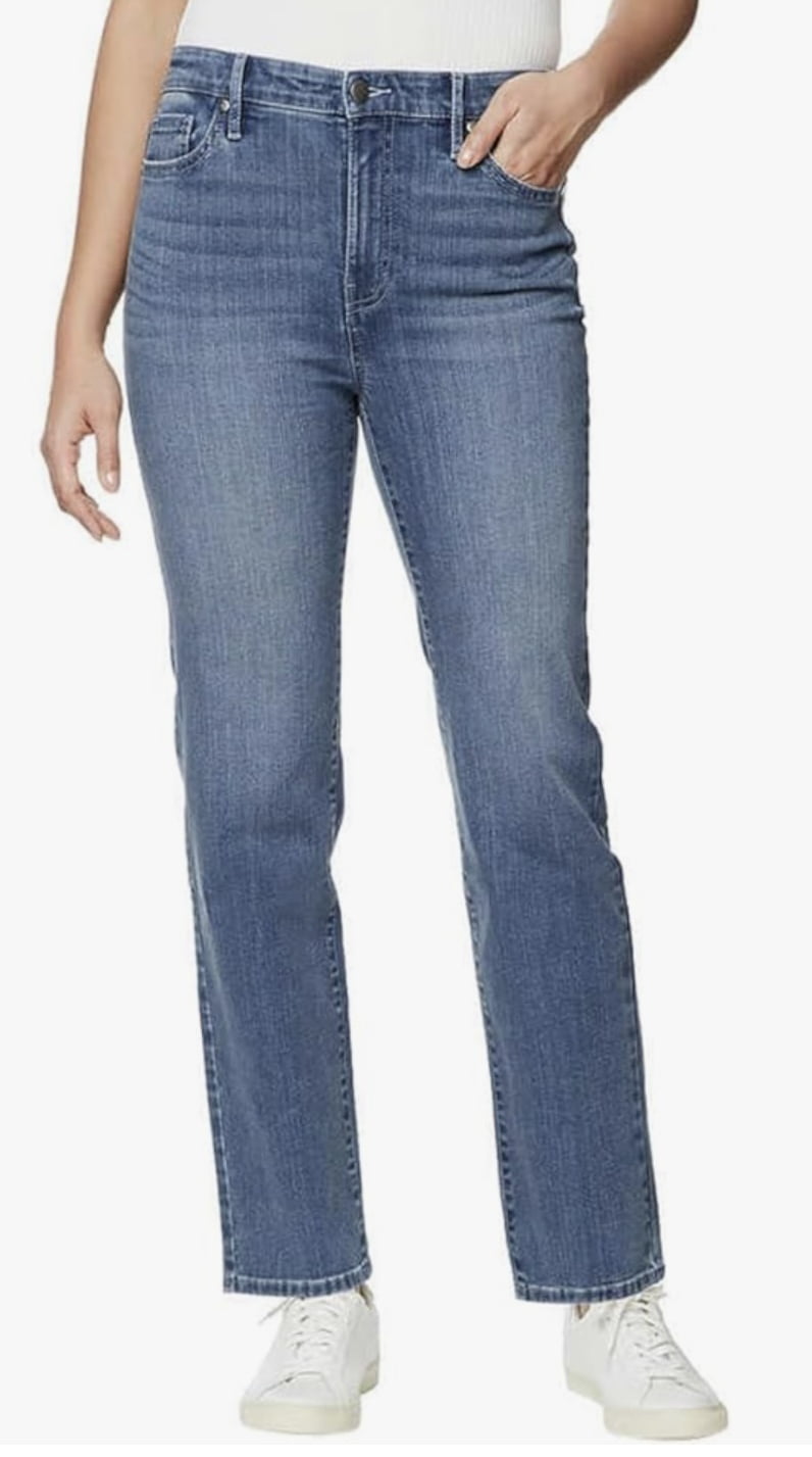 Buffalo High-Rise 30” Inseam Straight Leg Stretch Denim - 18/38 Higher ...