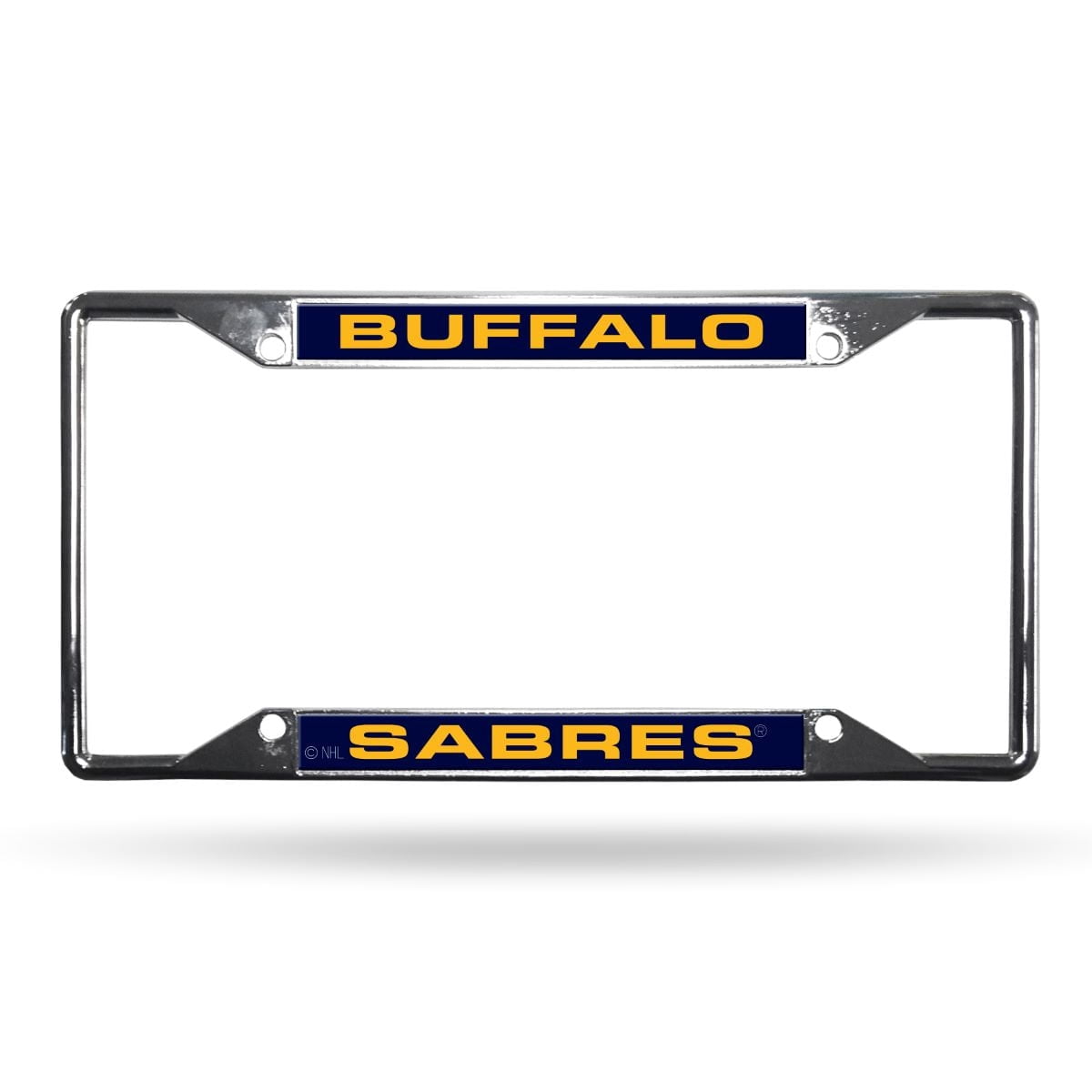 Buffalo Hockey Sabres All Corner EZ View Chrome Metal Laser Cut License ...