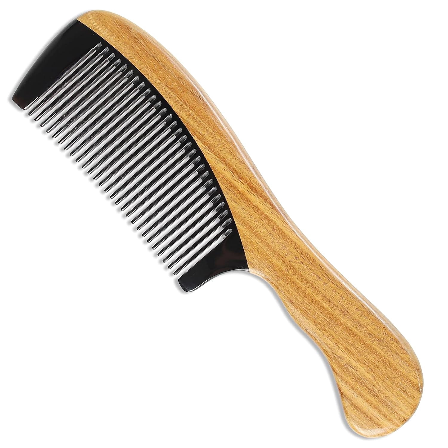 Buffalo Horn and Sandalwood Hair Combs - Anti-Static Natural Scent ...