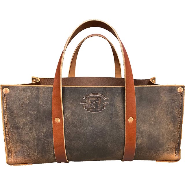 Buffalo Leather Tote Tool Bag For Hand Tools, Gardening, Outdoorsmen ...