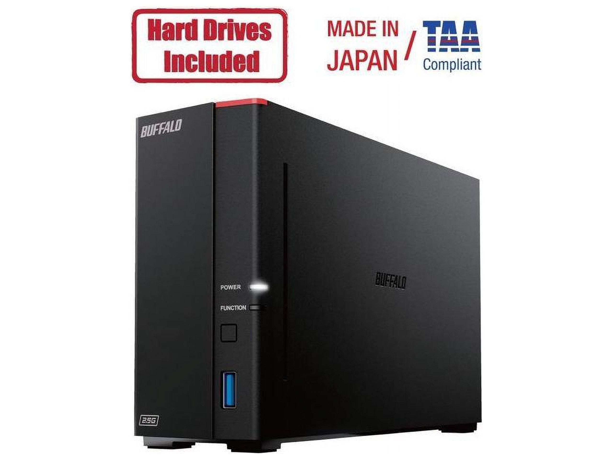 Buffalo LinkStation 710D NAS Storage Disk, 2TB HDD Included, Private ...