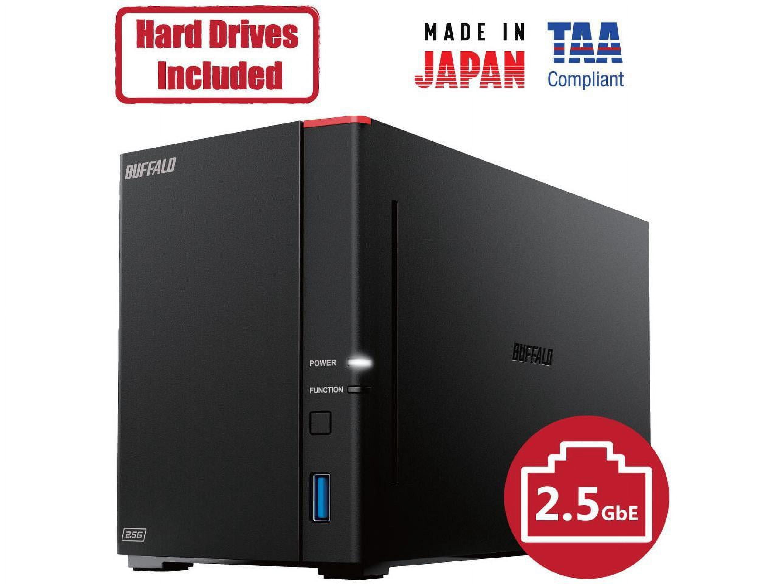 Buffalo LinkStation 710D 8TB Hard Drives Included Private Cloud (1 x ...