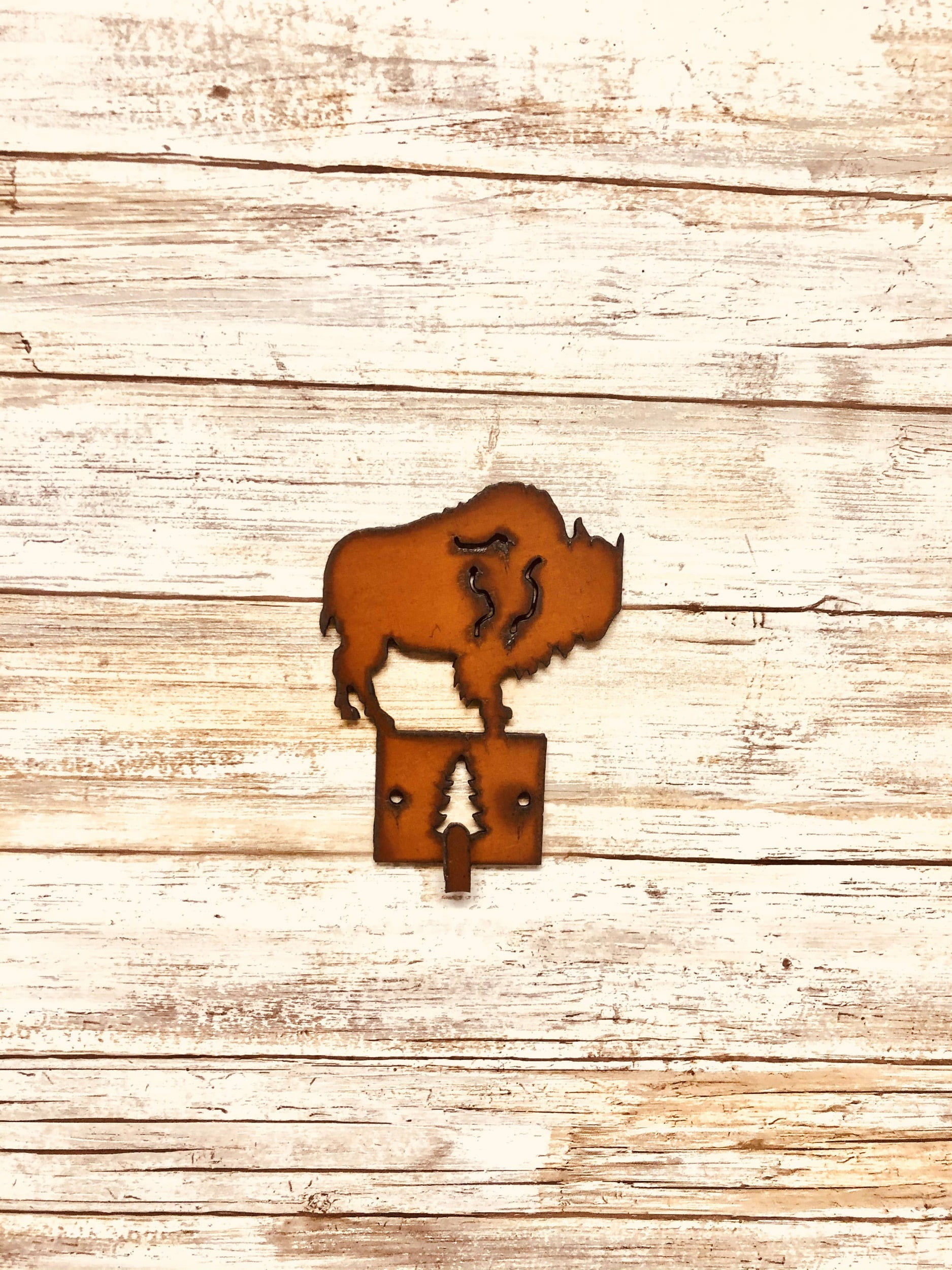 Buffalo Lodge Rustic Single Key Hook - Walmart.com