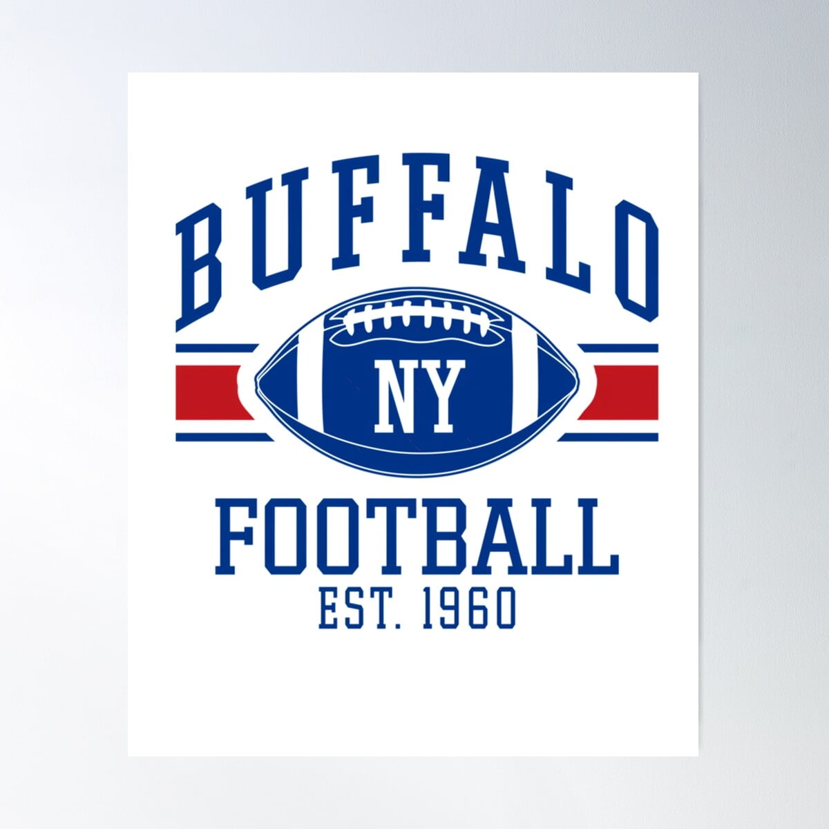 Buffalo New York Football Ny Mafia Sports Poster Wall Art, Modern Wall ...