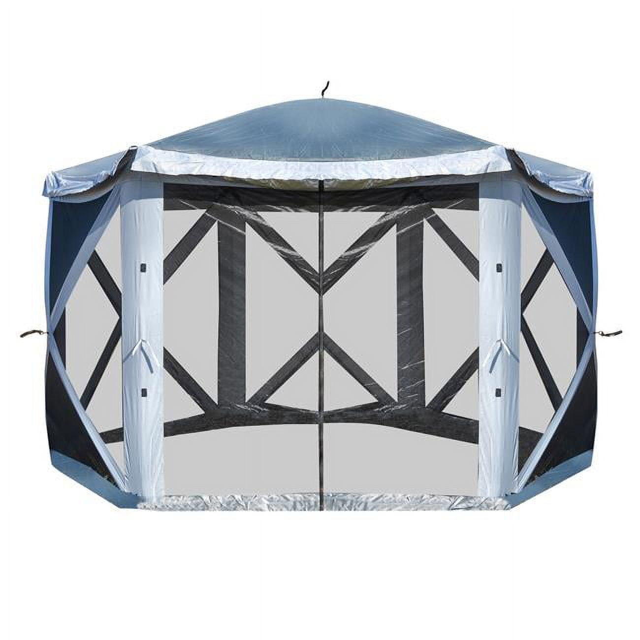 Buffalo Outdoor PUT11 11 x 11 ft. Screened Pop Up Shade Tent, White ...