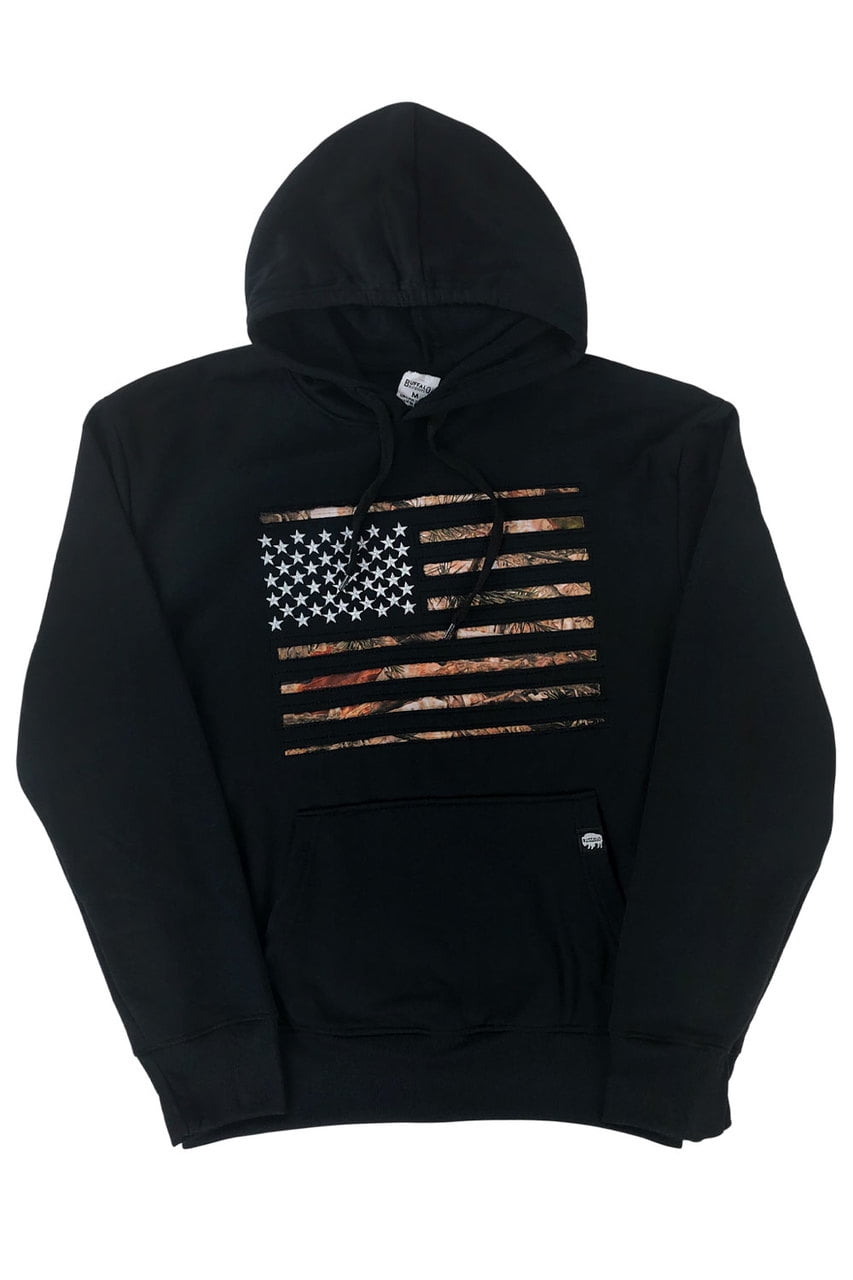 Buffalo Outdoors® American Flag Hooded Sweatshirt - Walmart.com