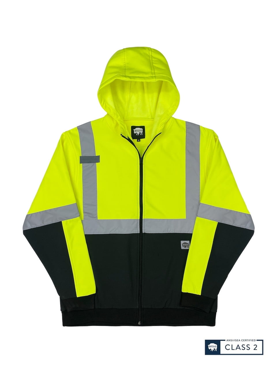 Buffalo Outdoors Men's Workwear Softshell Jacket, Hi Vis Safety ...