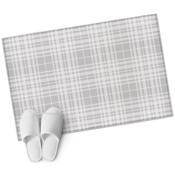 Buffalo Plaid Bathroom Rug Washable 2x3 Entryway Rug Non Slip Modern ...