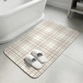 Buffalo Plaid Bathroom Rugs Non Slip Washable Bath Mat Absorbent Front ...