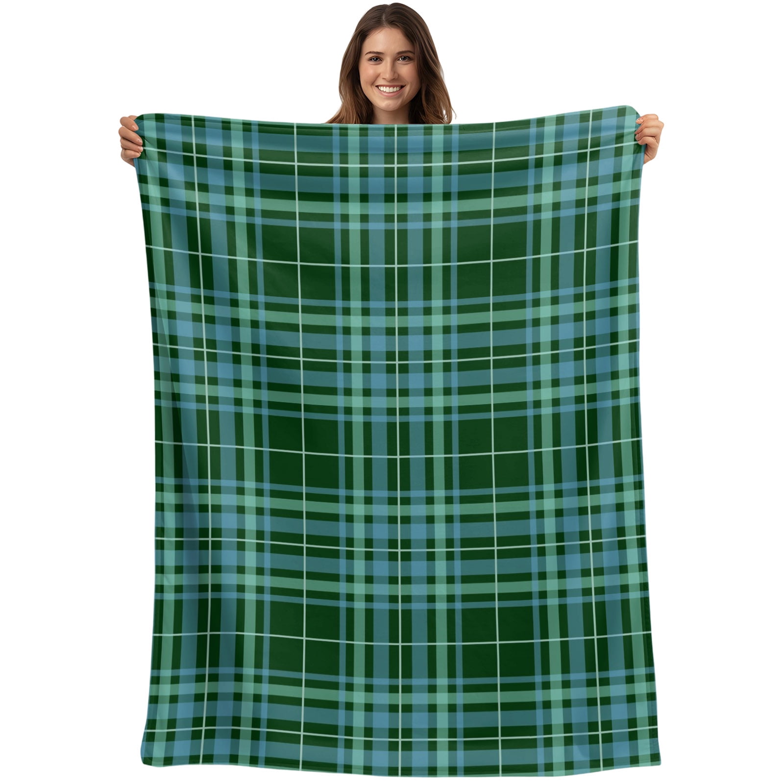 Buffalo Plaid Blanket Soft Cozy Warm Throw Blanket for Couch, Plush ...