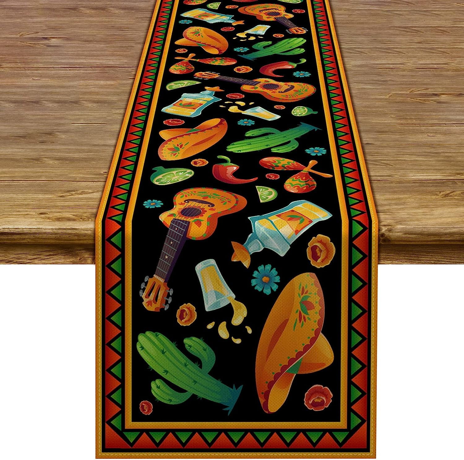 Buffalo Plaid Bunny Polka Dot Easter Linen Table Runner Kitchen Rectangle Table Runner for Home ...