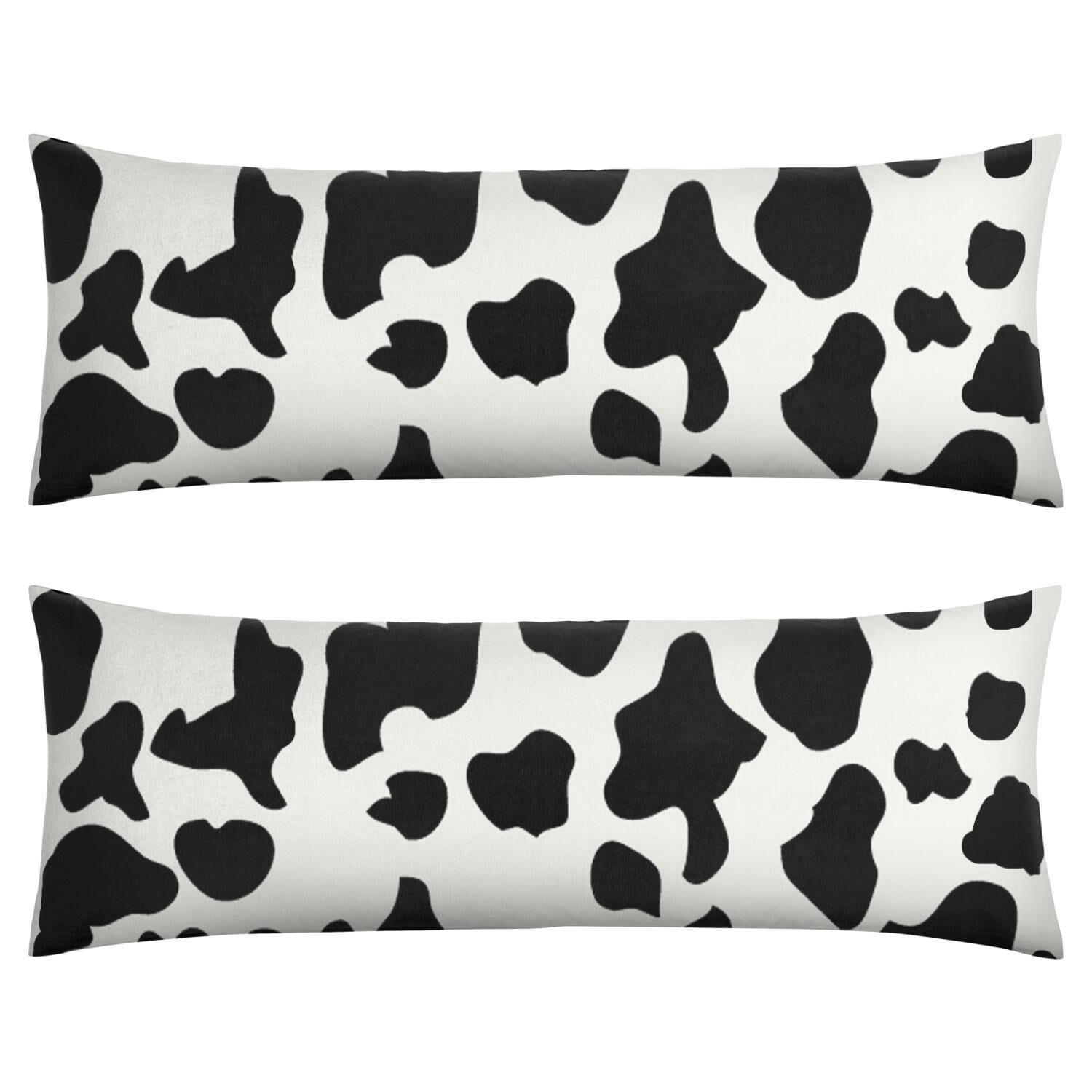 Buffalo Plaid & Cow Print Throw Pillow Cover Classic Rustic Fusion ...