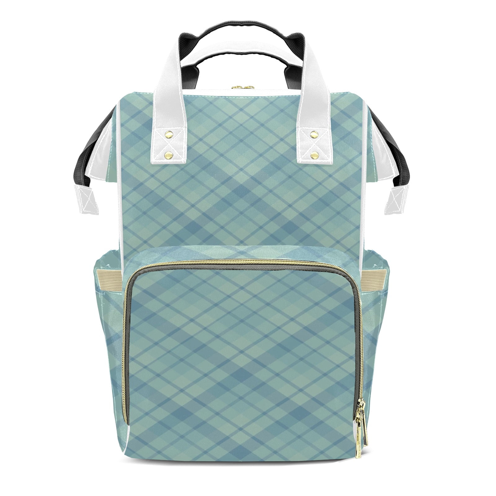Buffalo Plaid Diaper Backpack – Large Capacity, Insulated Baby Bottle ...