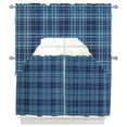 Buffalo Plaid Kitchen Curtains Swag Valance and Tier Curtains Set 24 ...